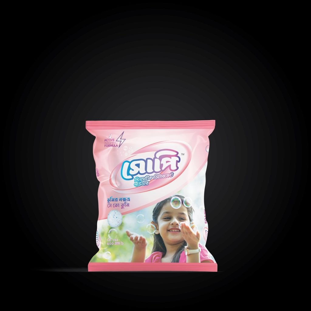 SOAPY Detergent Powder 500 gm - RAY Bangladesh
