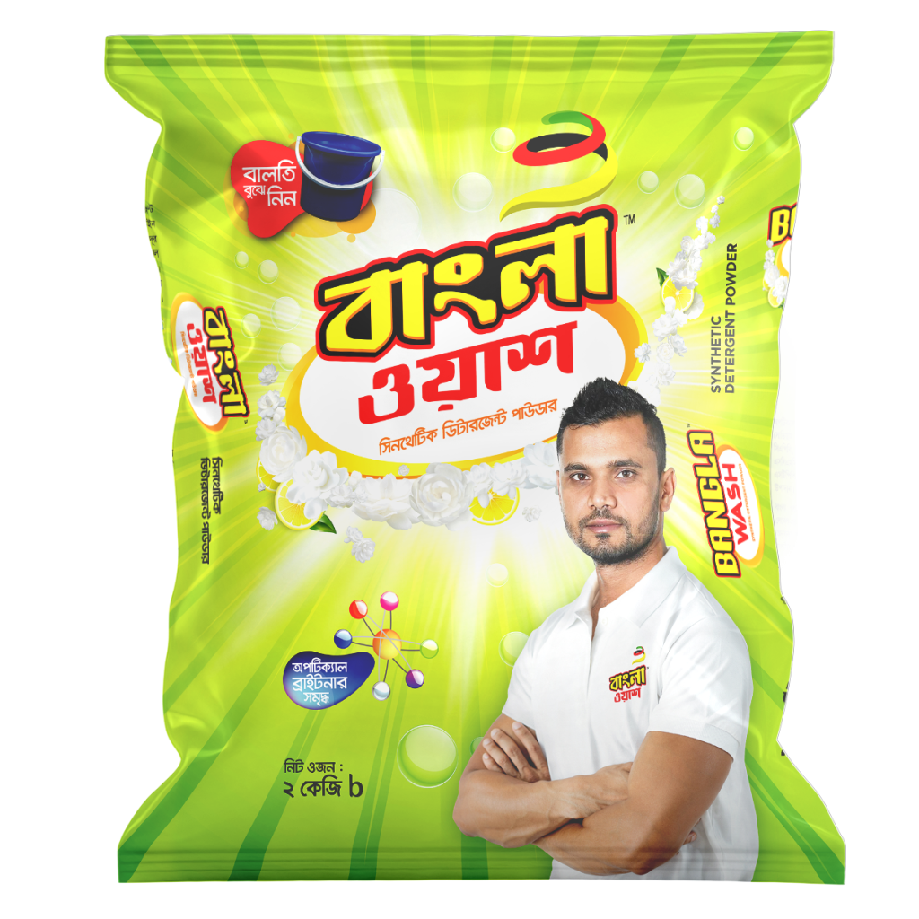 BANGLA WASH Detergent Powder 1 kg - RAY Bangladesh